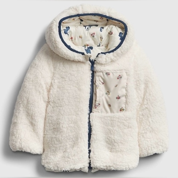 GAP | Jackets & Coats | Nwt Disney Baby Gap Minnie Mouse Reversible ...